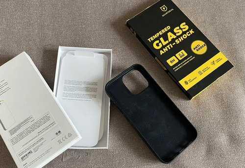 Кожаный чехол iPhone 13 pro leather case