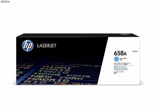 Тонер-картридж HP 658A Лазерный Голубой 6000стр, W