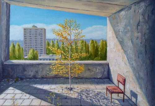 Картина "Осень в Припяти"
