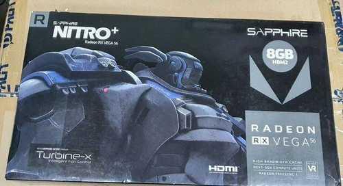 Видеокарта sapphire nitro+ Radeon RX Vega 56 8G