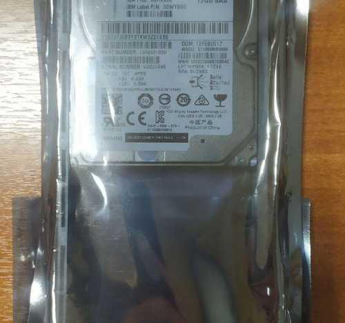 Жесткий диск IBM 1.8Tb 10K 12Gb/s SAS 2.5" 00RX908