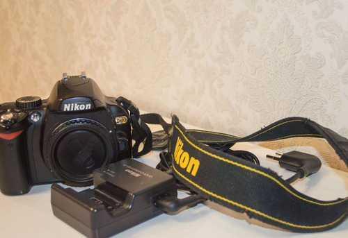 Зеркальный фотоаппарат nikon d60