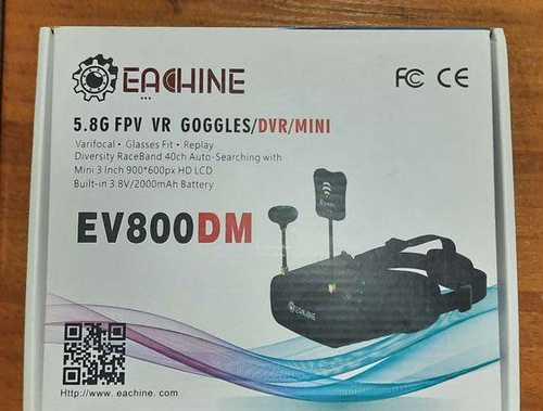 Fpv шлем eachine ev800dm