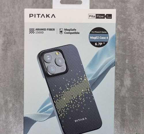 Чехол Pitaka iPhone 15 Pro/ 15 Pro Max - Milky Way