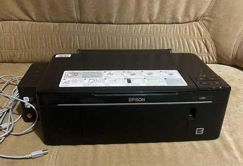 Цветной струйный принтер epson l200