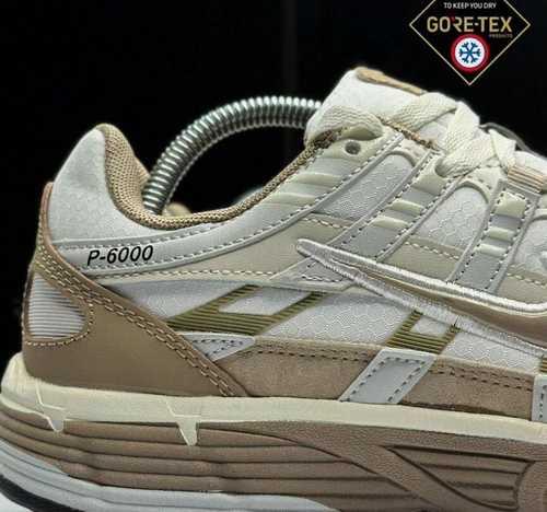 Кроссовки зимние Nike P-6000 white and brown