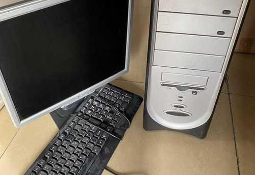 Компьютер, монитор на запчасти