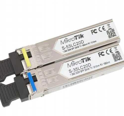 Трансивер MikroTik S-3553LC20D SM 1.25Гбит/с