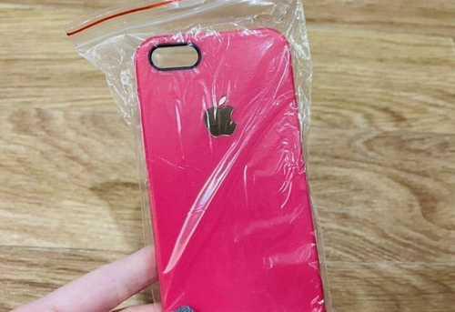 Чехол на iPhone 5 5s se. Розовый