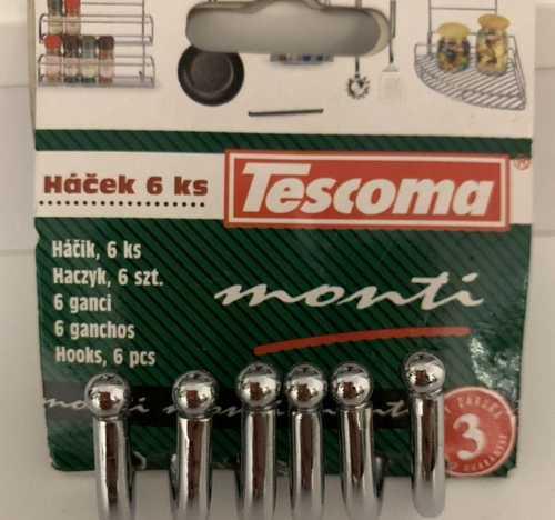 Крючки для рейлинга Tescoma Monti, 6шт