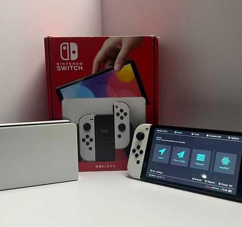 Nintendo switch oled прошитая чип