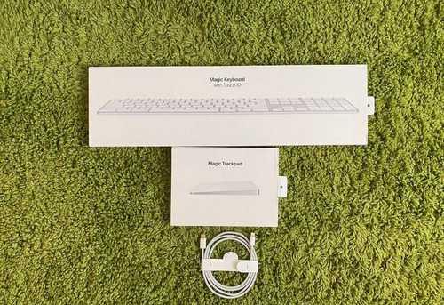 Apple Keyboard 3 touch ID numeric, Trackpad 3