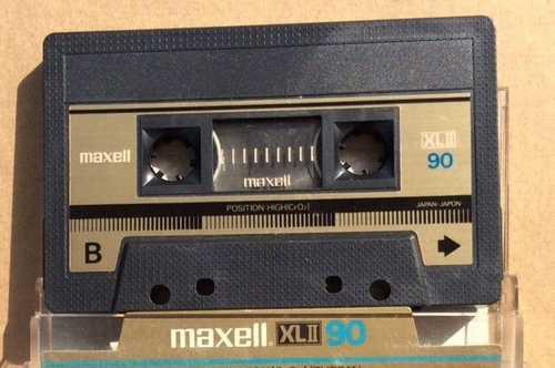 Аудиокассета Хром maxell XL 90