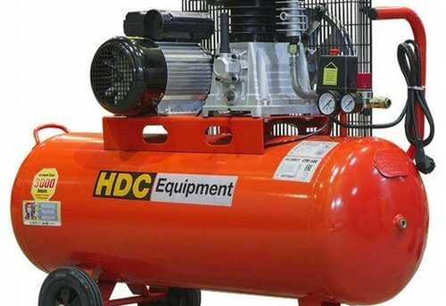 Компрессор масляный HDC HD-A101, 100 л, 2.2 кВт