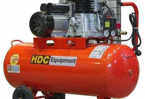 Компрессор масляный HDC HD-A101, 100 л, 2.2 кВт