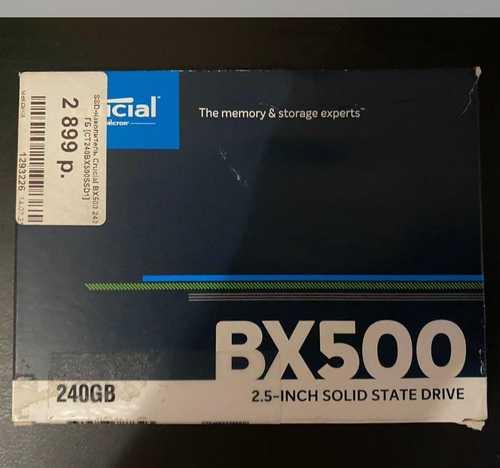 Crucial mx500 240gb SSD