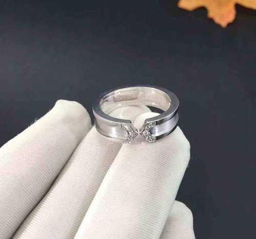 Золотое обручальное кольцо Cartier Double 0,24ct