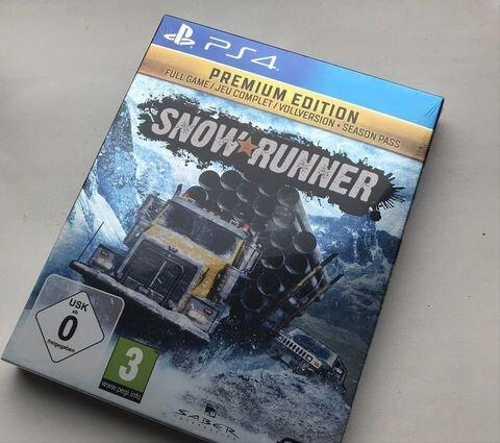 Snowrunner PS4 Premium Editoon, Диск, Новый