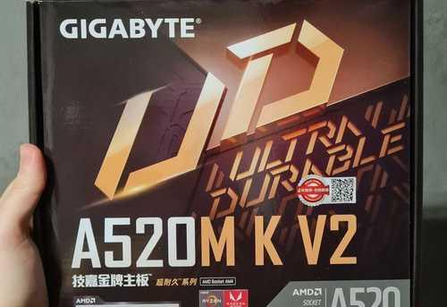 Материнская плата gigabyte a520m k v2