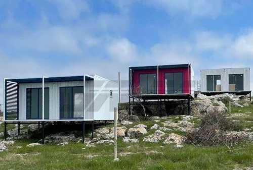 Модульный дом для базы отдыха на побережье