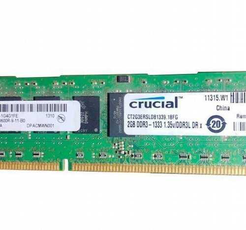 Оперативная память Crucial CT2G3ersld81339 ddriii