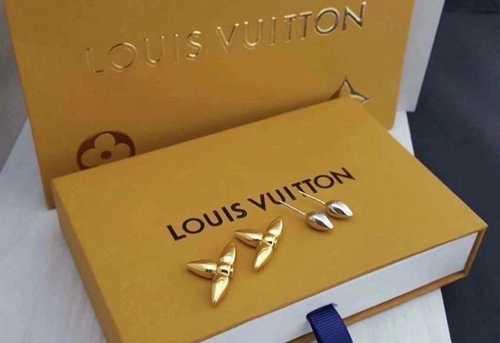 Серьги louis vuitton