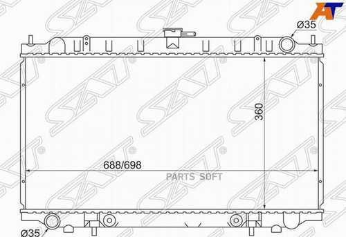 Радиатор охлаждения Инфинити G20 SR18/20 95-01
