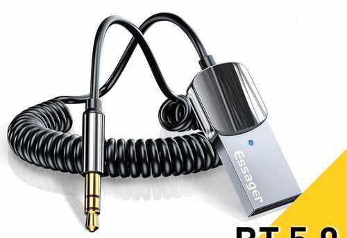 Адаптер, ресивер Essager Bluetooth 5.0 AUX USB