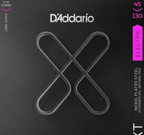 D'addario XTB45130 Струны для бас гитары, никель