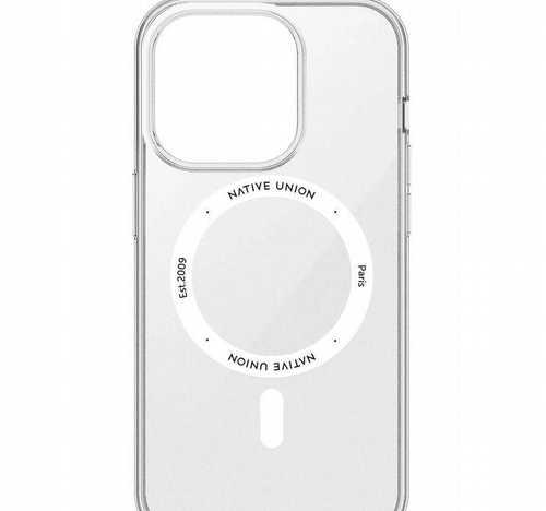 Чехол Native Union (RE)classic case для iPhone 15 Pro, прозрачный recle-TRA-NP23P-u1