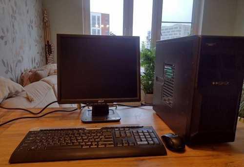 Системный блок+монитор+клавиатура/компьютер