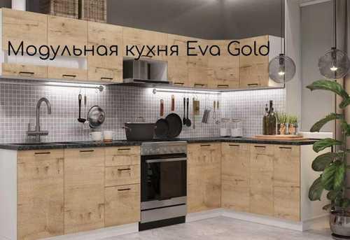 Модульная кухня Eva Gold Дуб Бунратти