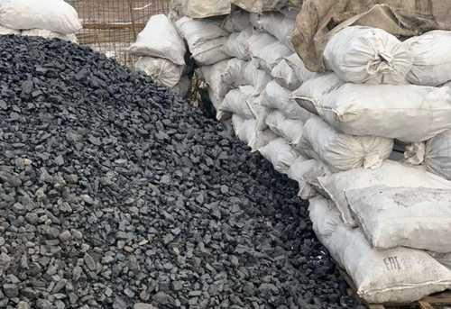 Каменный уголь дпко 25-250мм /уголь в мешках