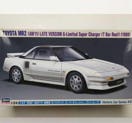 Сборная модель 1/24 Hasegawa Toyota MR-2 (AW11)