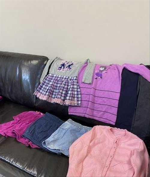 Одежда на девочку от 1 до 6 лет пакетом