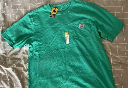 Футболка carhartt pocket t-shirt green