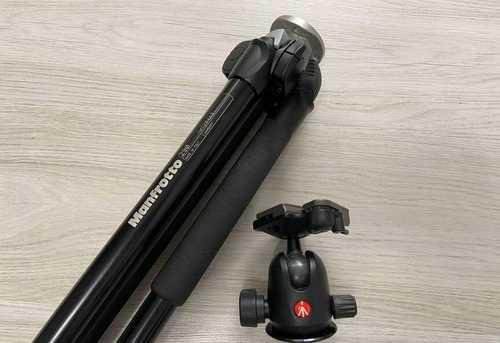 Штатив Manfrotto MT294A3 + голова Manfrotto 496RC2