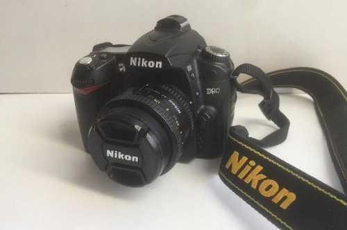Фотоаппарат Nikon D90 с объективом Nikon 50mm