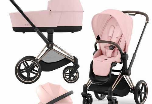 Коляска 3в1 Cybex Priam 4, Peach pink