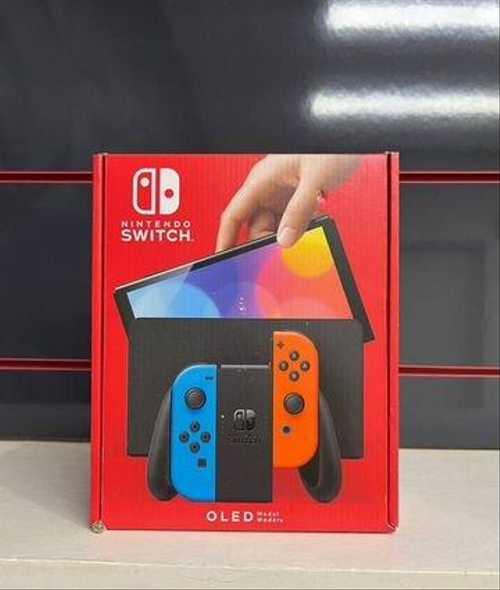 Nintendo Switch Oled red/blue Новые