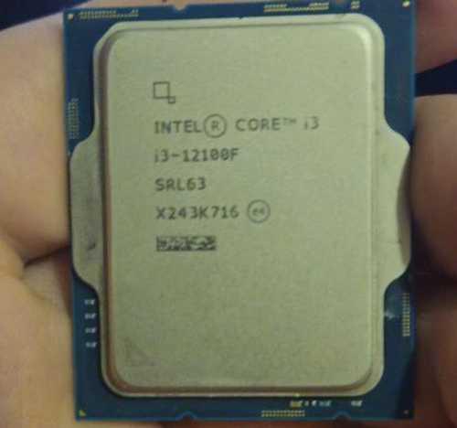 Процессор Intel core i3 12100f