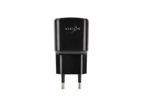 Блок питания vixion L5m USB 2.1A+micro USB черный