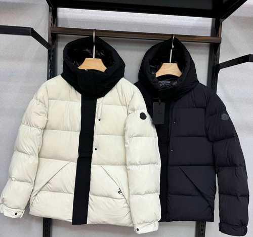 Пуховик Moncler черный и белый