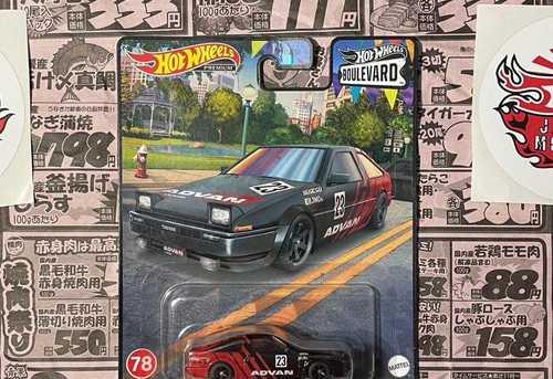 Hot Wheels Premium Toyota AE86 Sprinter Trueno