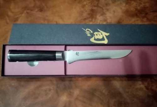 Нож Шеф Kai 15.4 см, сталь VG-MAX, Дамаск, Япония