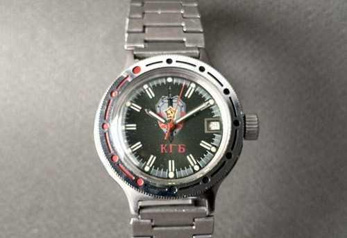 Восток кгб в хроме - мужские наручные часы СССР