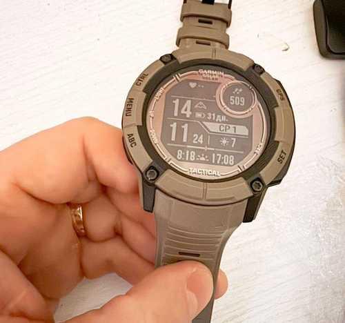 Garmin instinct 2x solar tactical edition coyote