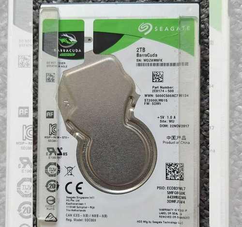 Жесткий диск 2тб Seagate BarraCuda