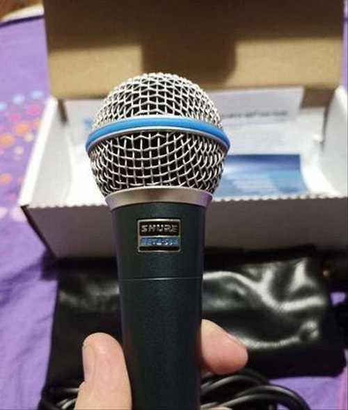 Новый динамический микрофон Shure beta 58A (копия)