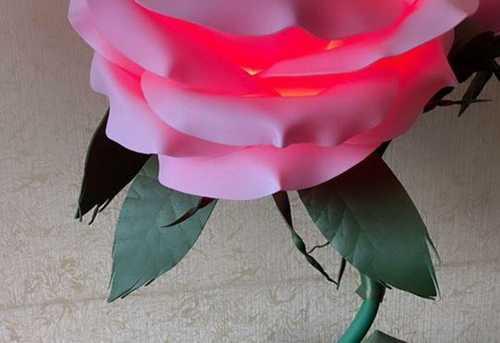 Светильник роза ручной работы